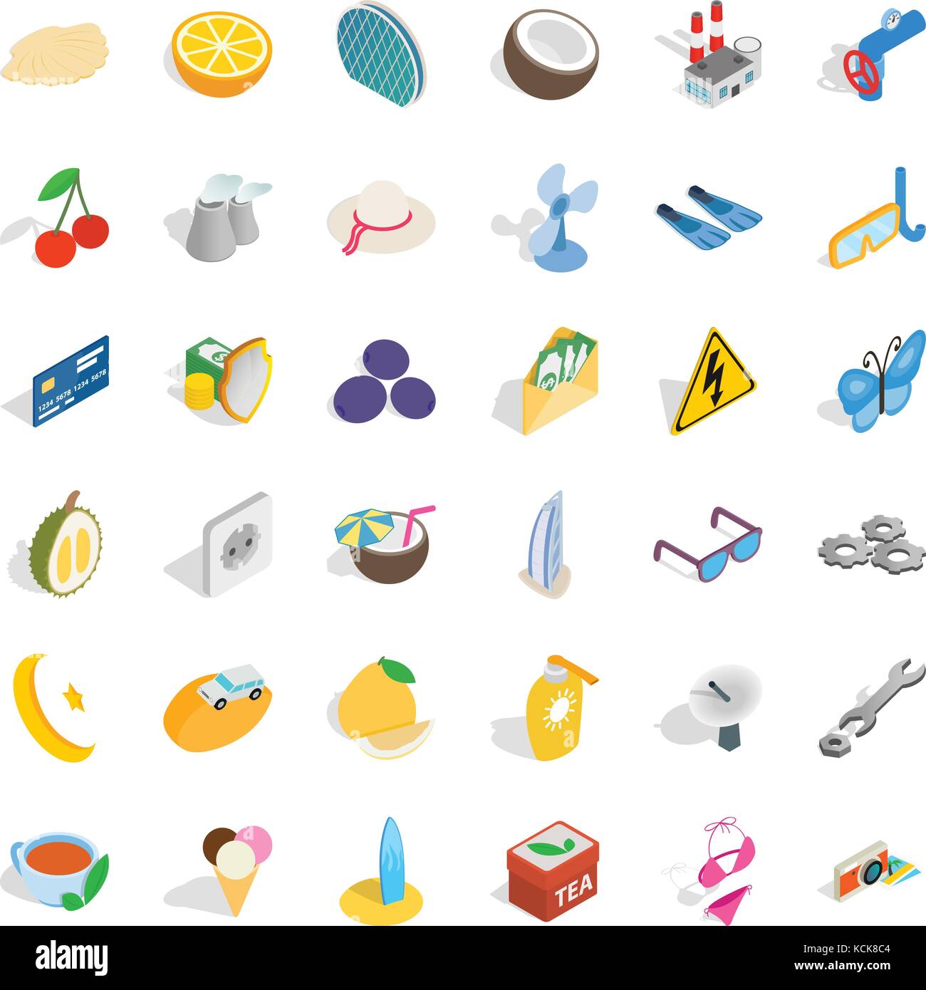Dubai icons set, isometric style Stock Vector Image & Art - Alamy