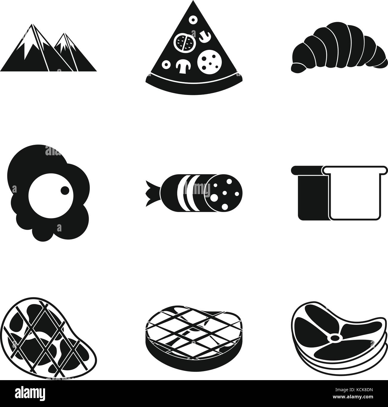 Despatch office icons set, simple style Stock Vector Image & Art - Alamy