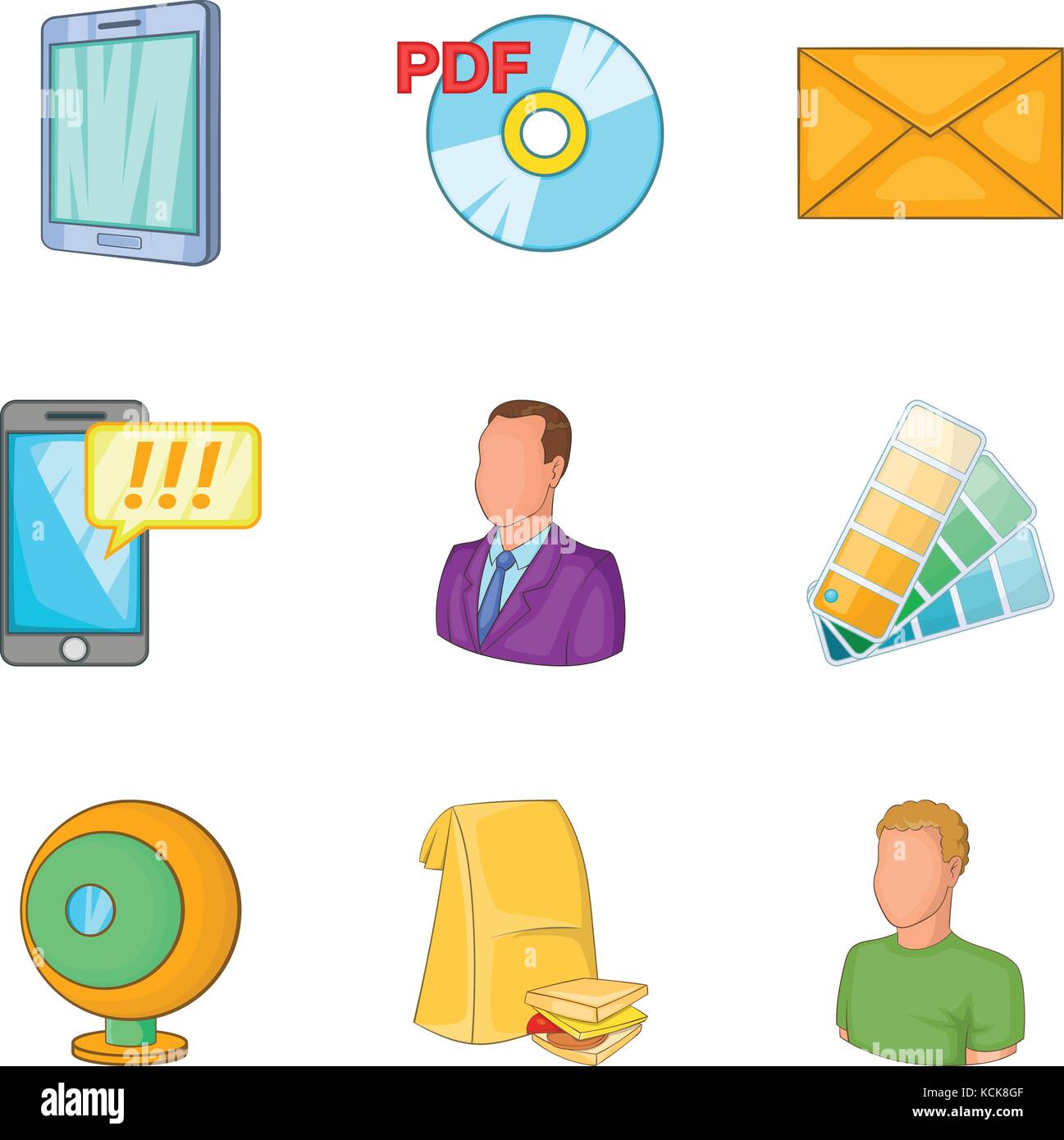 Design engineer icons set, cartoon style Stock Vector Image & Art - Alamy