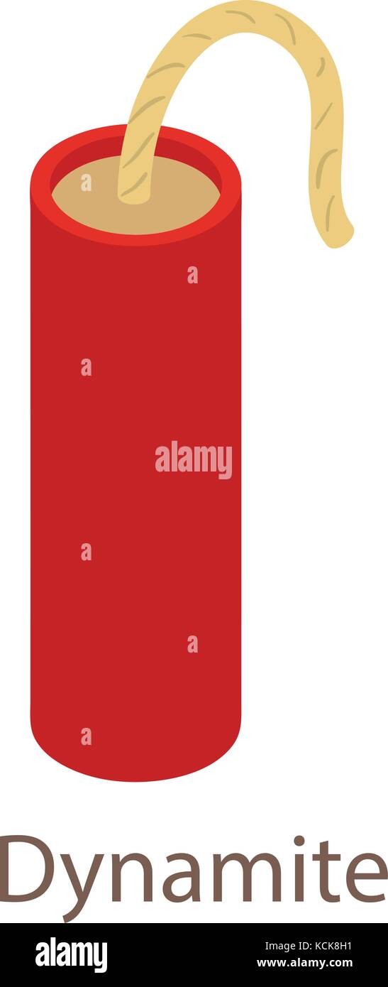 Dynamite icon, isometric 3d style Stock Vector Image & Art - Alamy