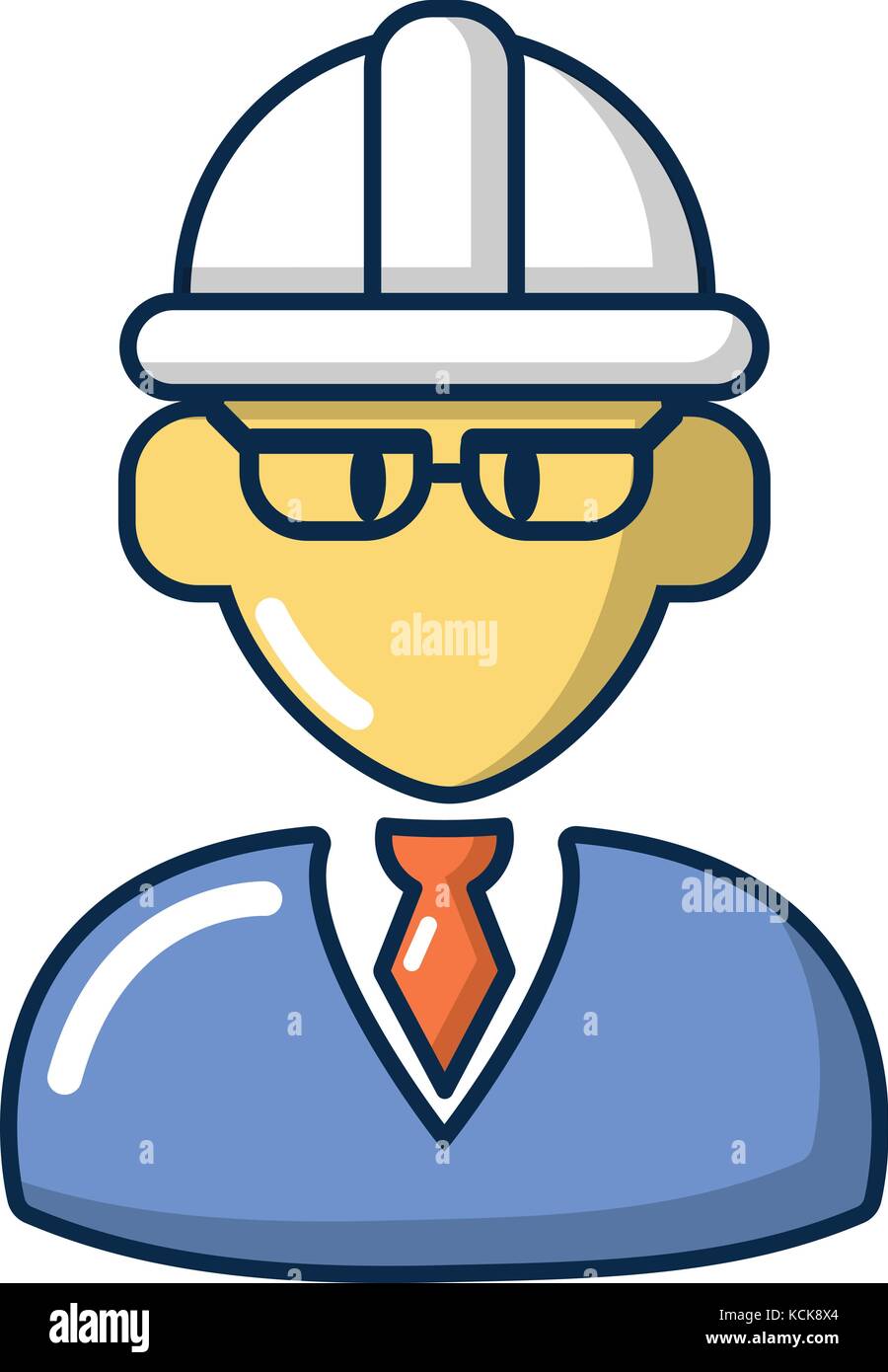 Foreman icon, cartoon style Stock Vector Image & Art - Alamy