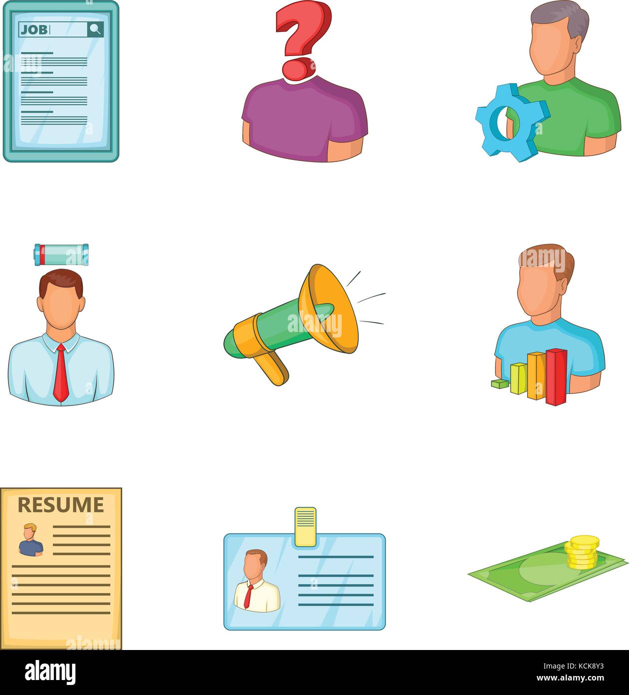 Team leader icons set, cartoon style Stock Vector Image & Art - Alamy