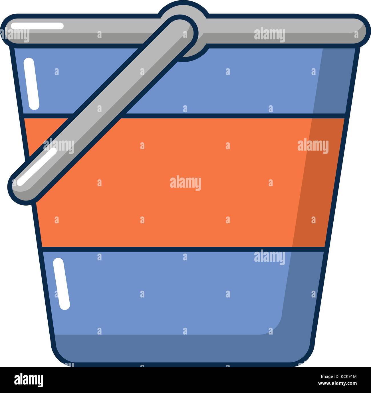 Bucket icon, cartoon style Stock Vector Image & Art - Alamy