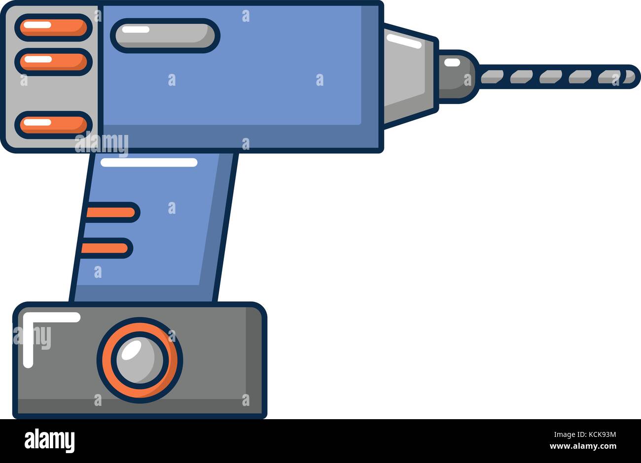 Drill icon, cartoon style Stock Vector Image & Art - Alamy