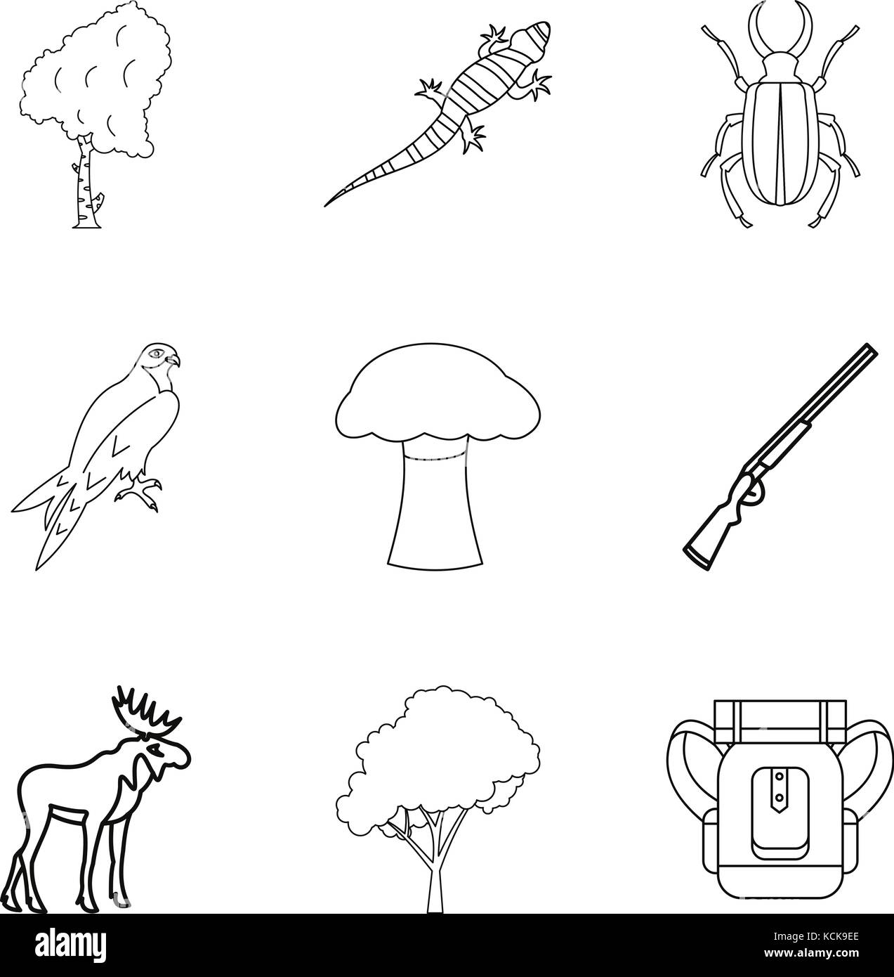 Animal world map Black and White Stock Photos & Images - Alamy