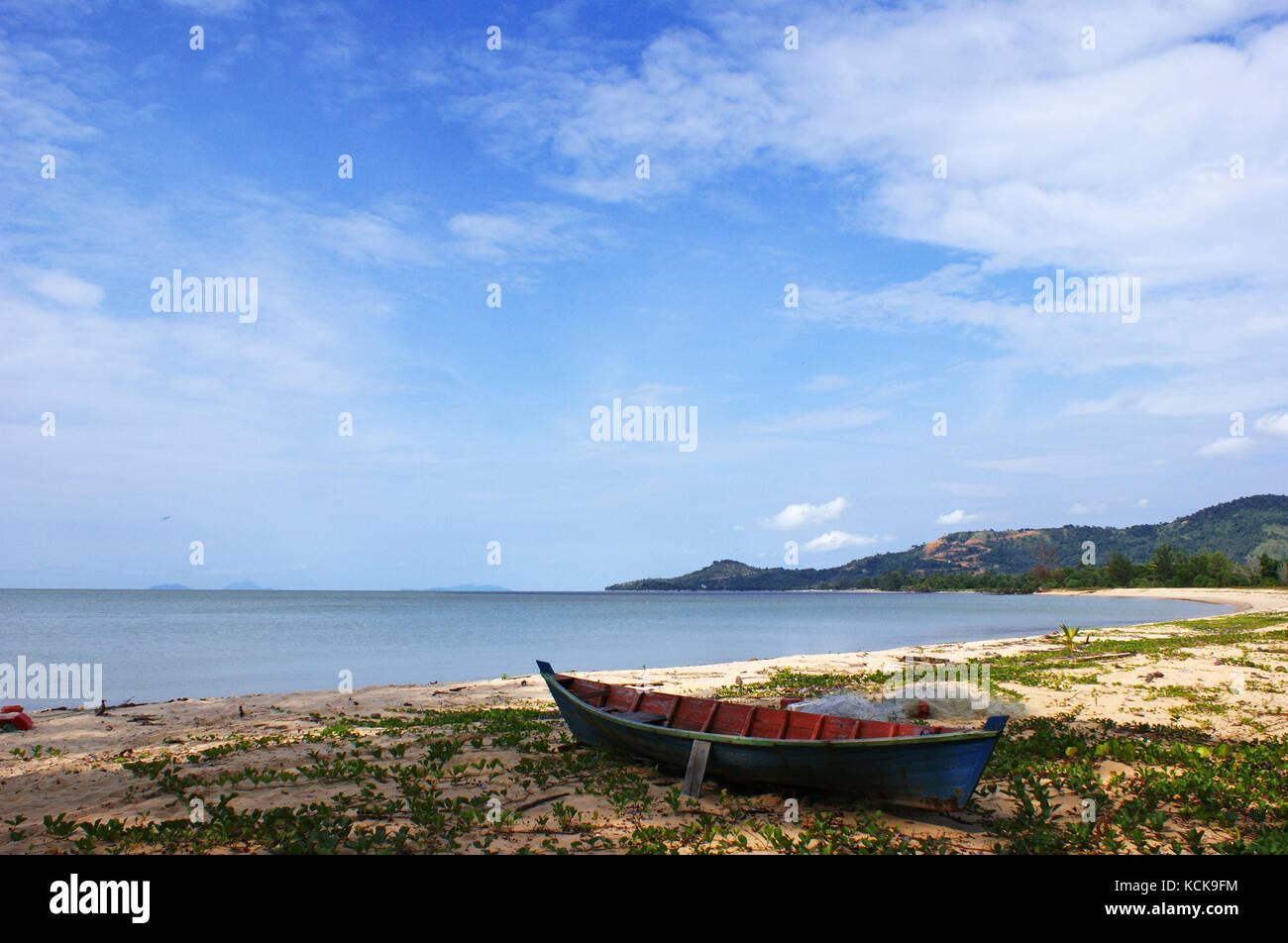 Samudera Beach, Singkawang, West Kalimantan, Indonesia Stock Photo - Alamy