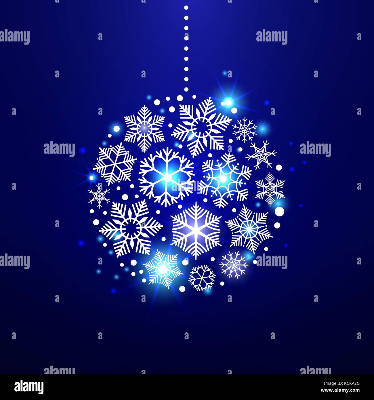 Decorative christmas snowflakes Stock Vector Image & Art - Alamy