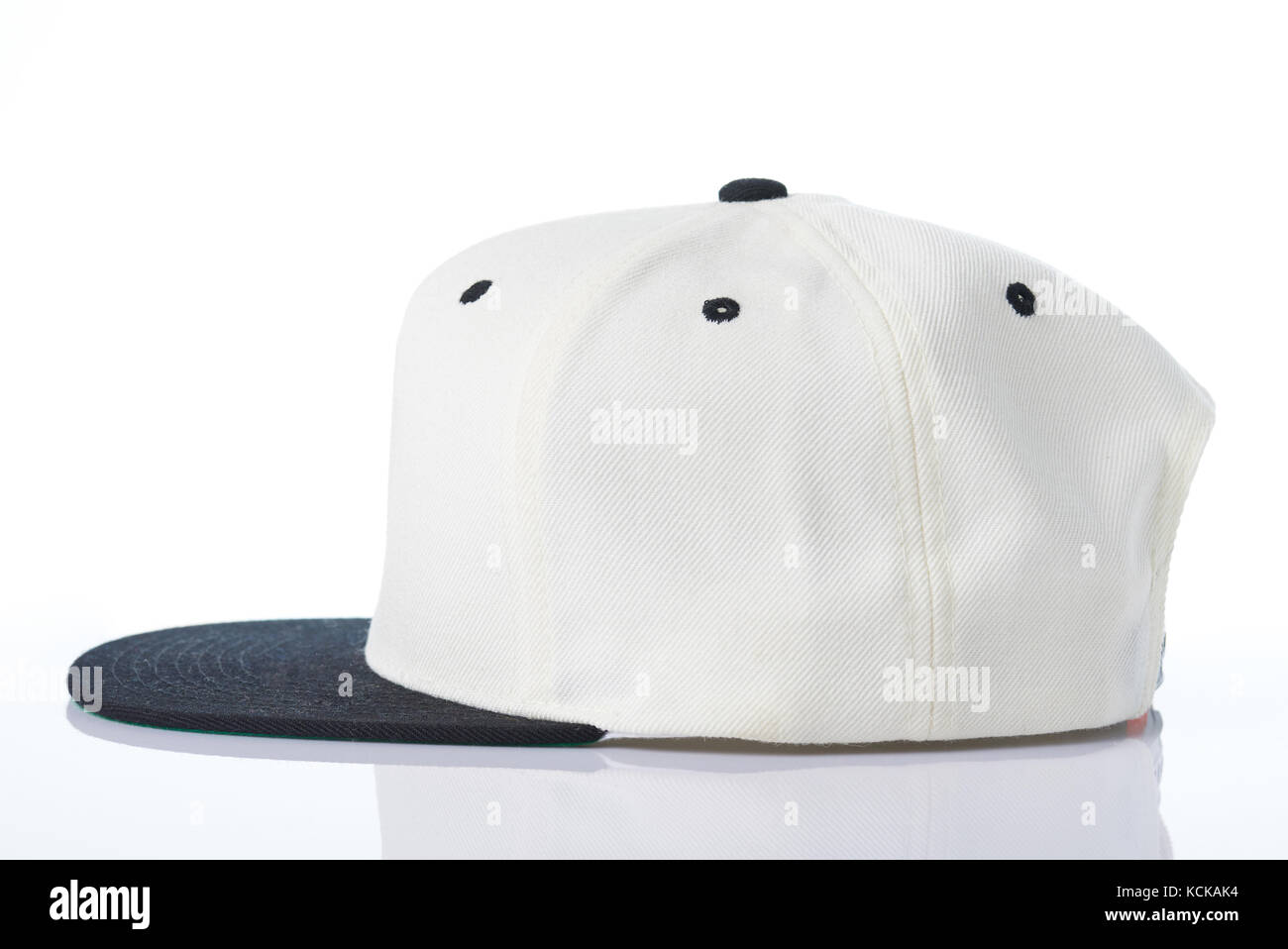 Profile view of white baseball cap isolated on white background Stock ...