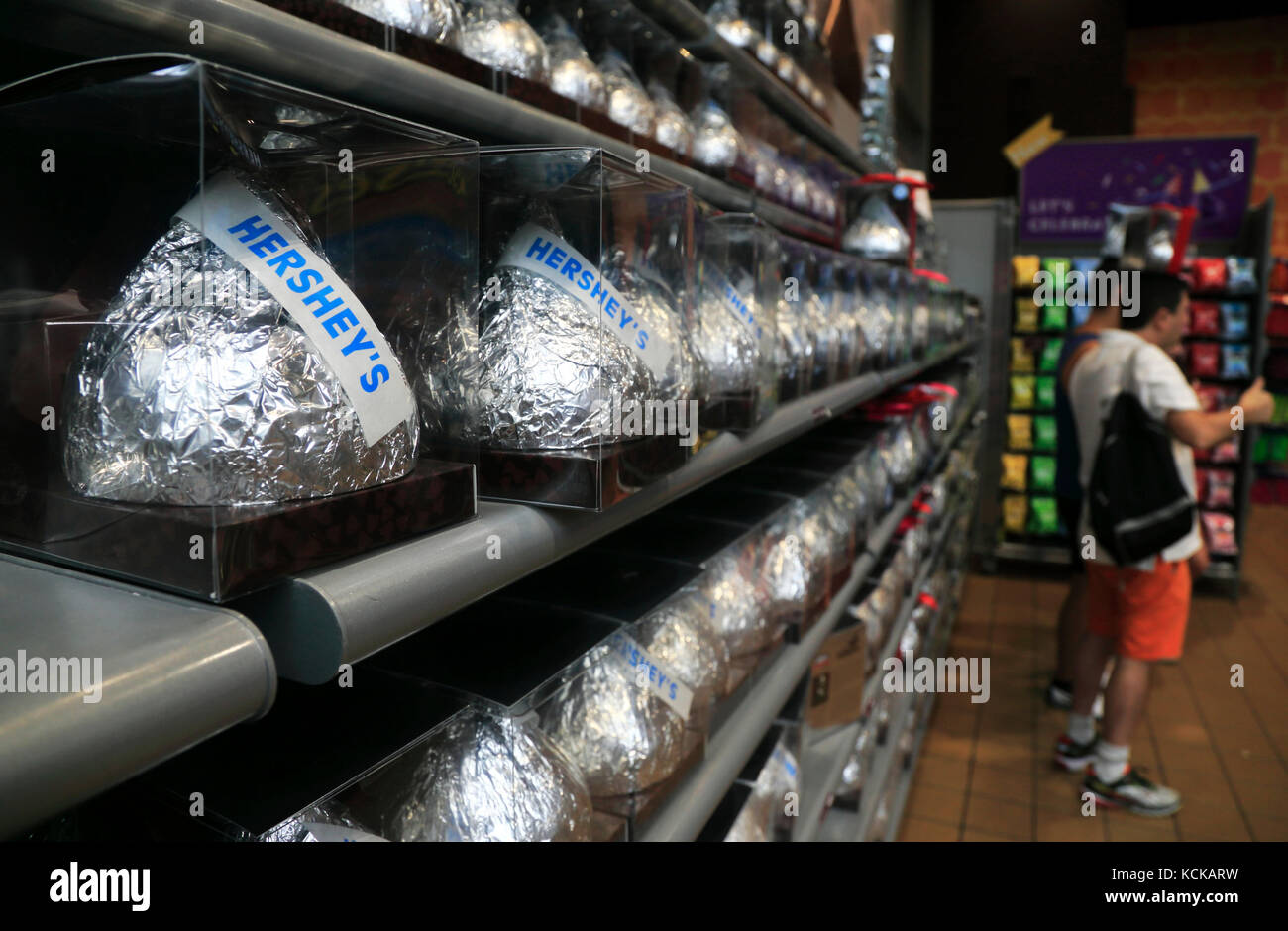 Giant Kisses chocolates from sale inside the marketplace store of ...