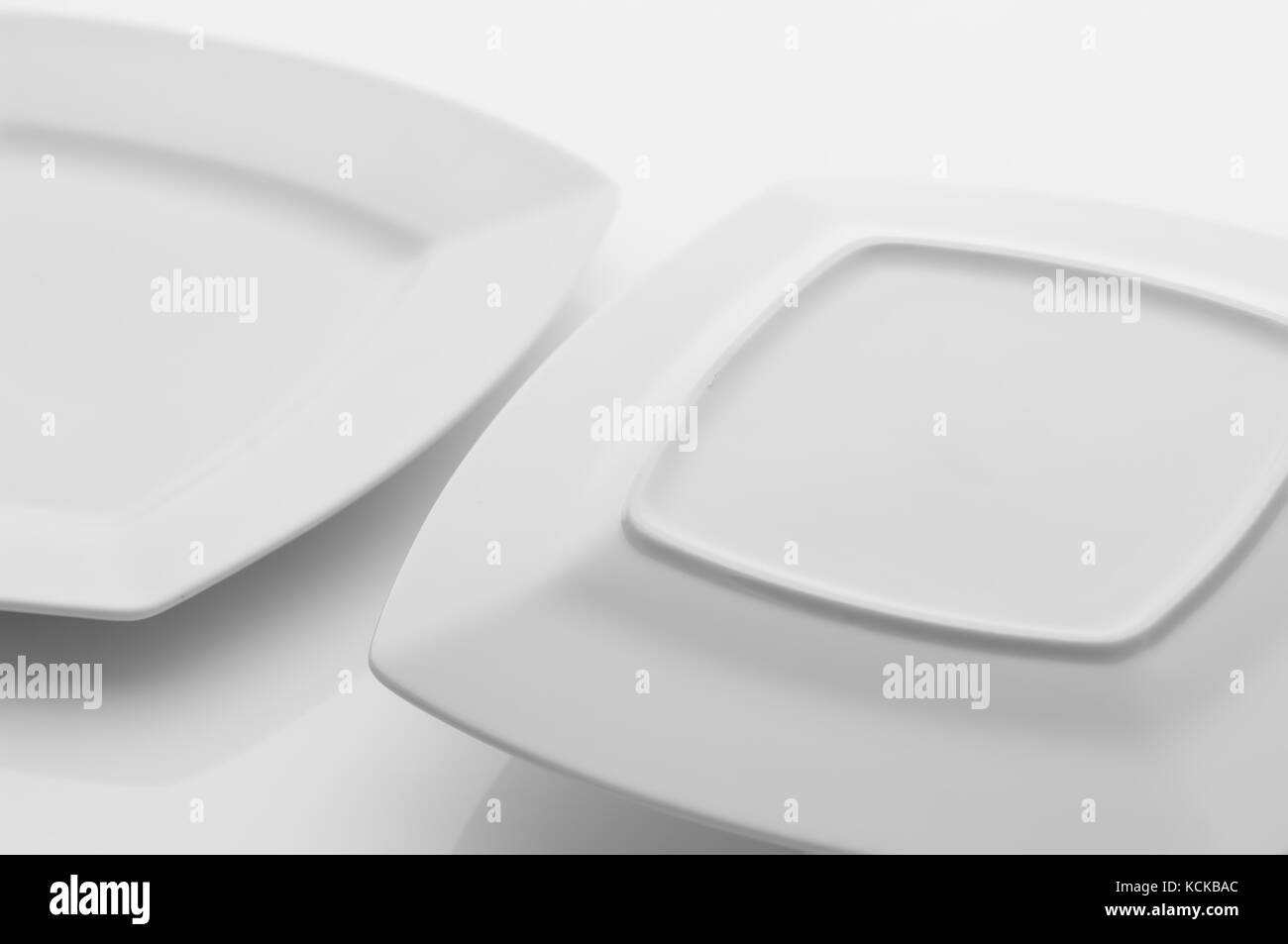 kitchen and restaurant utensils, plates, on a light background Stock ...