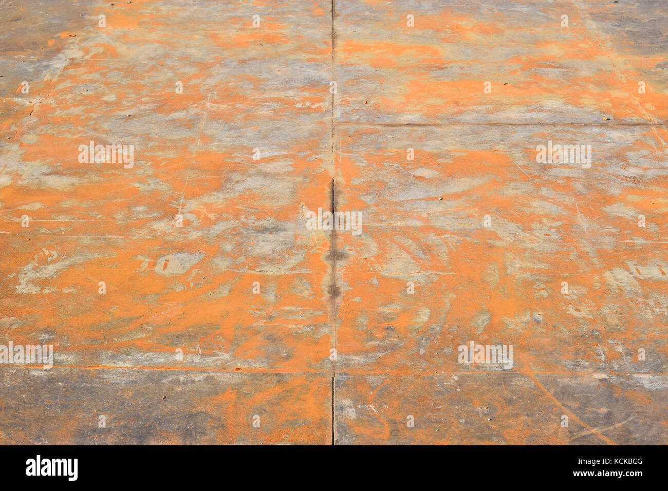 Dirty metal floor plate Stock Photo - Alamy