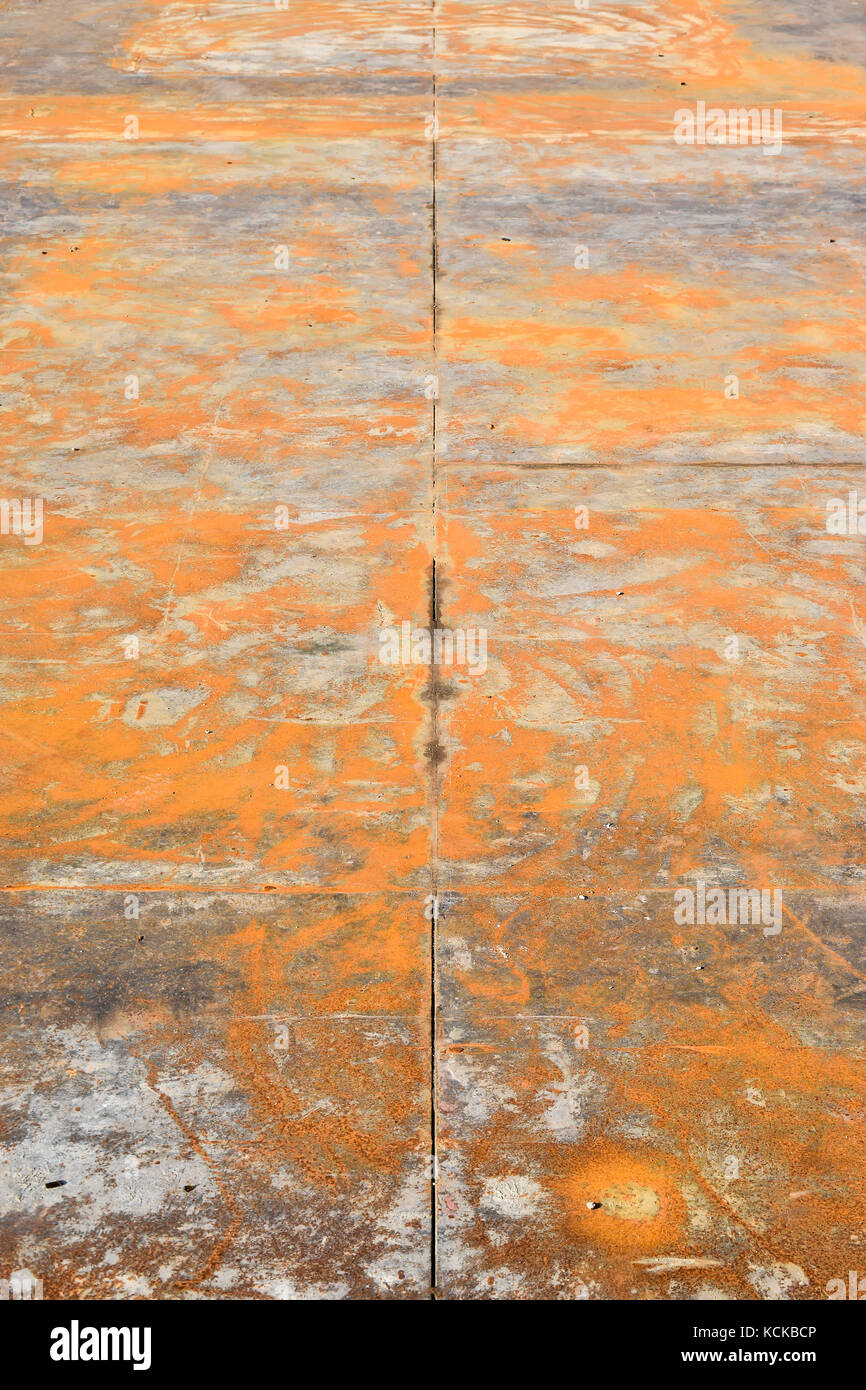 Dirty metal floor plate Stock Photo - Alamy