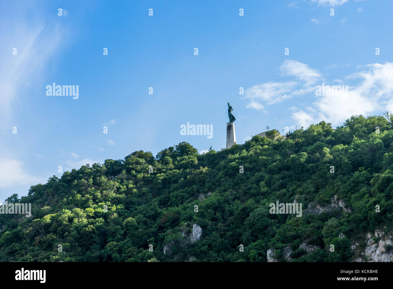 Statue of Liberty, Gellert hill, Budapest, Hungary Stock Photo - Alamy