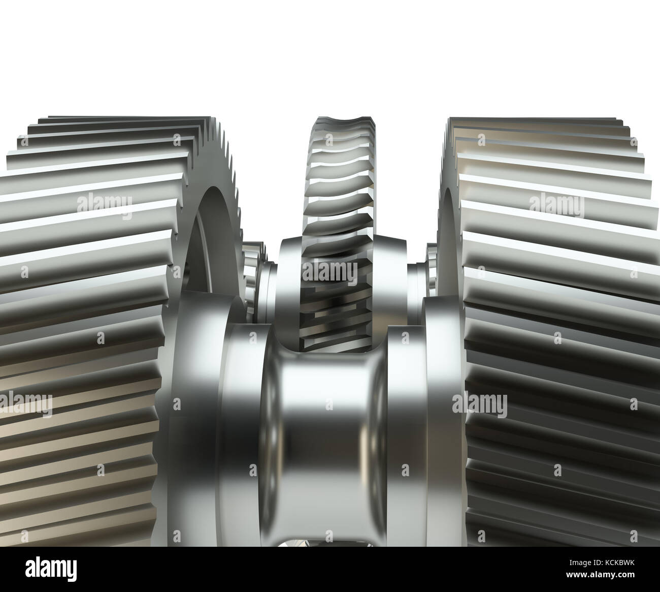 Gears drawing background. 3d illustration Stock Photo - Alamy