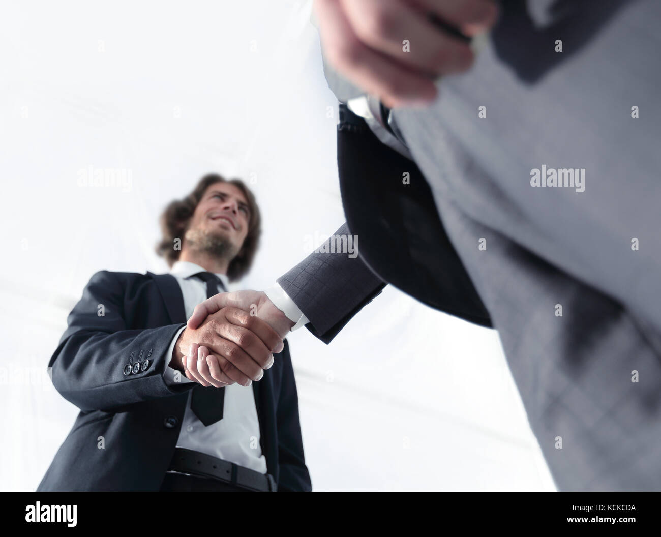Effective negotiation with client. Business concept photo Stock Photo ...
