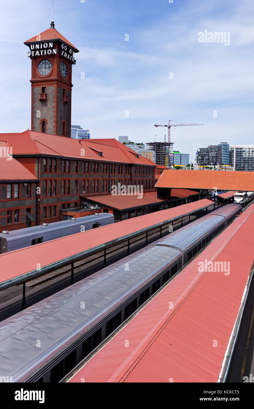 Portland's Union Station, Portland, Oregon, USA Stock Photo - Alamy