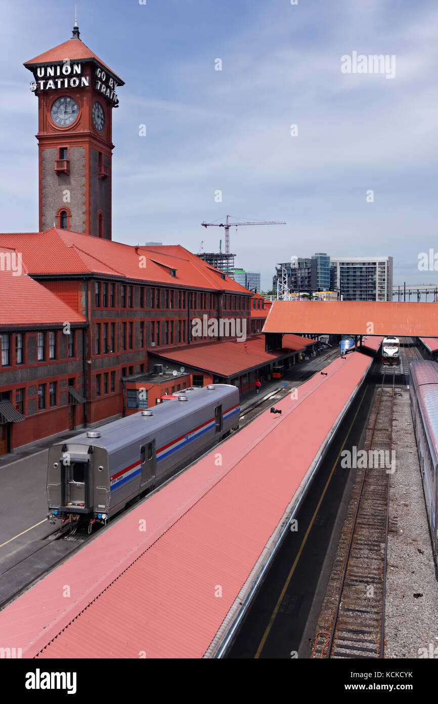 Portland's Union Station, Portland, Oregon, USA Stock Photo - Alamy