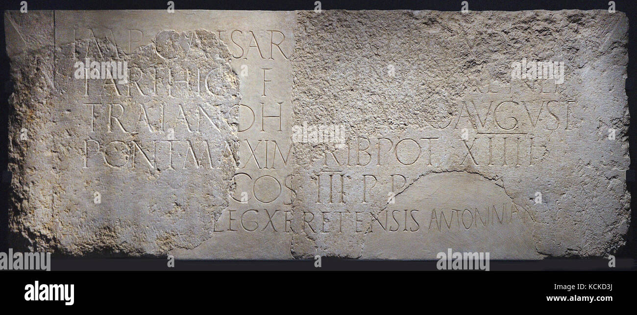 6137. Roman inscription dedicated by the 10th. Fretensis Legion ...