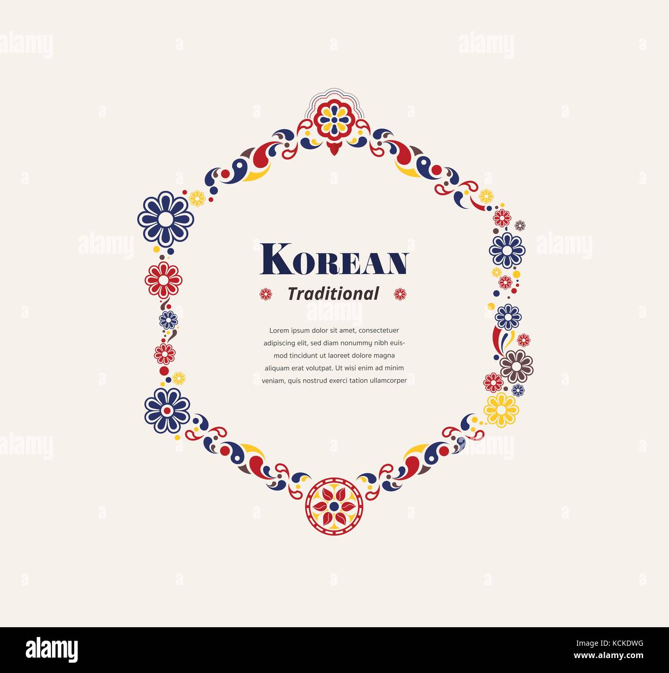 Korean traditional folk art Stock Vector Images - Alamy