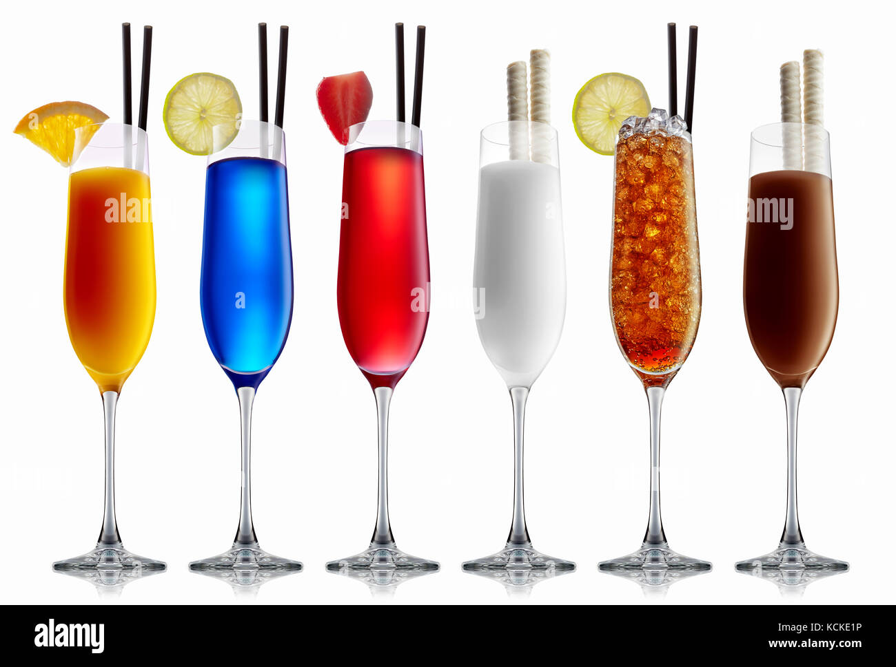 alcohol cocktail set Stock Photo - Alamy