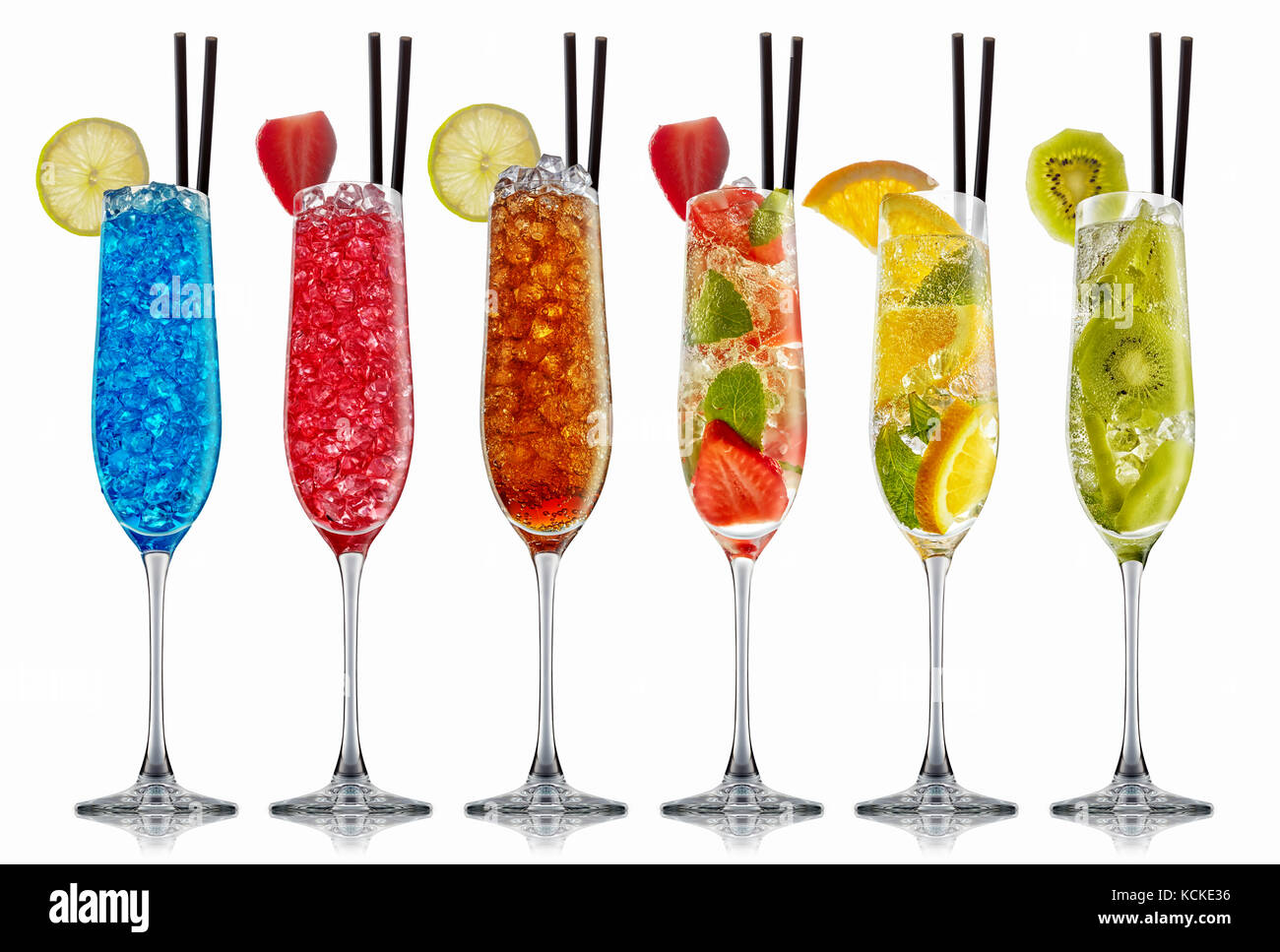 alcohol cocktail set Stock Photo - Alamy