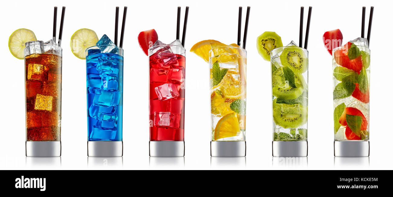alcohol cocktail set Stock Photo - Alamy