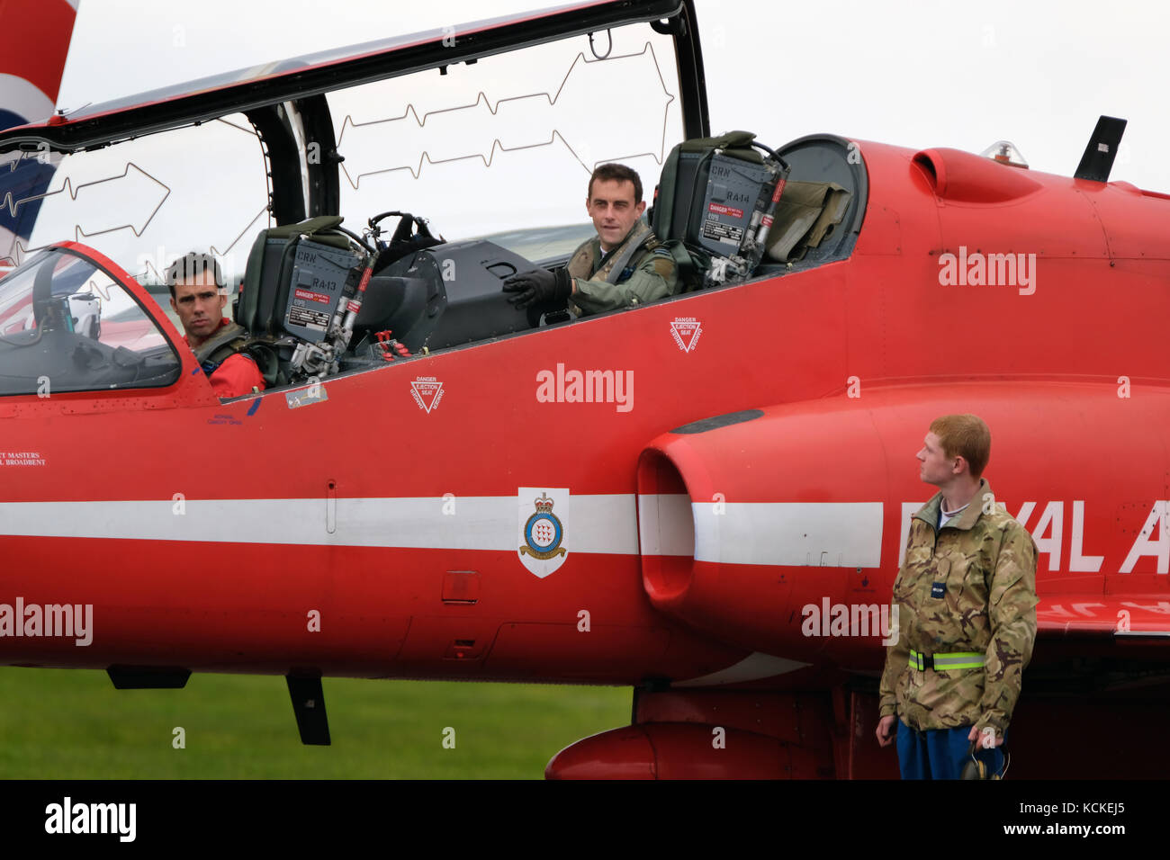 The RAf display team the Red Arrows Stock Photo - Alamy