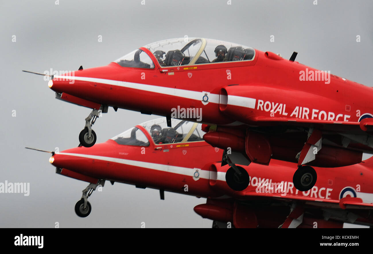 The RAf display team the Red Arrows Stock Photo - Alamy