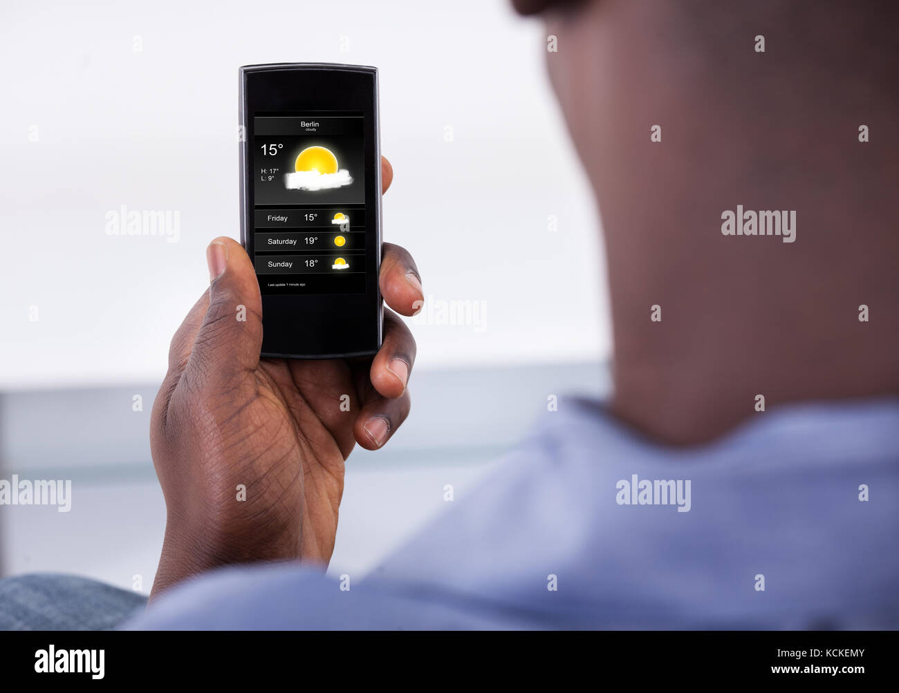 Mobile showing climate hi-res stock photography and images - Alamy