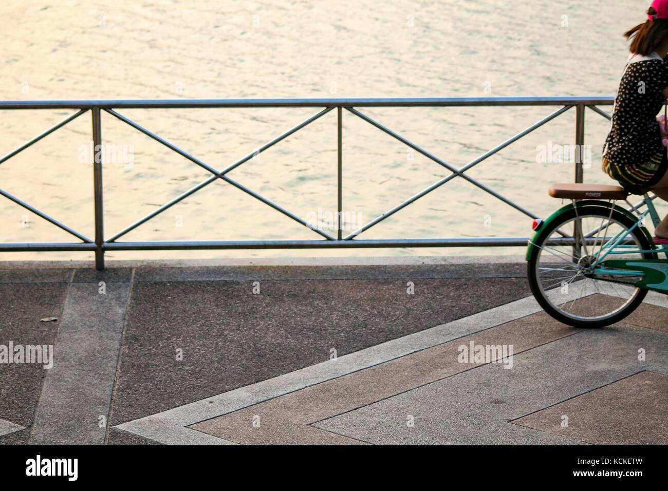 Person riding a bicycle hi-res stock photography and images - Alamy