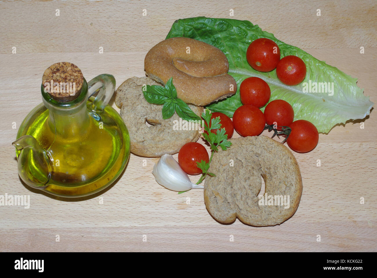 Friselle, traditional bread of Puglia (Italy Stock Photo - Alamy