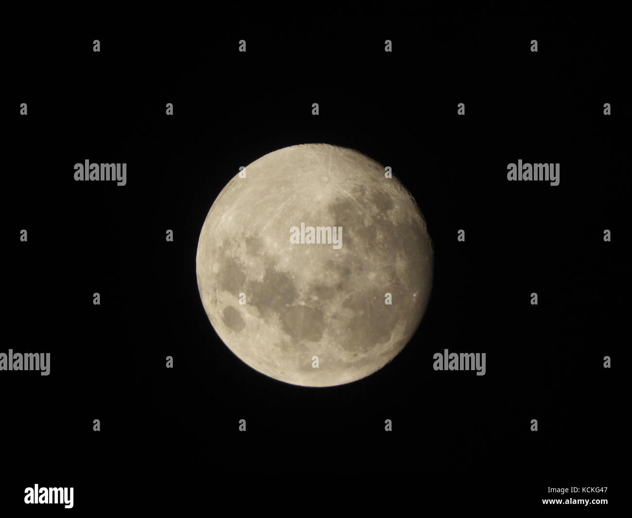 Full Moon Outer Space Stock Photo - Alamy