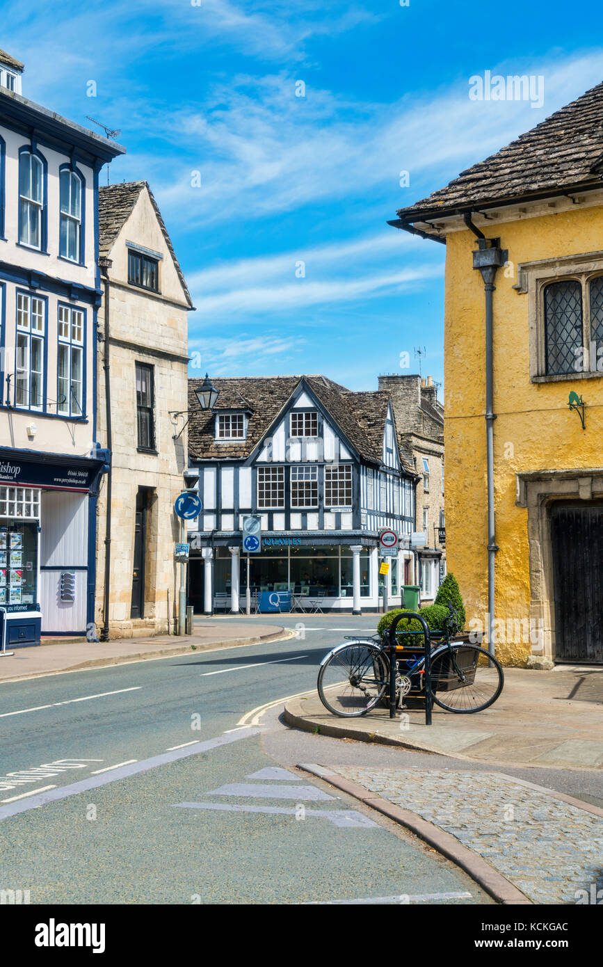 Tetbury, Market hall, ancient building in centre town, Gloucestershire ...