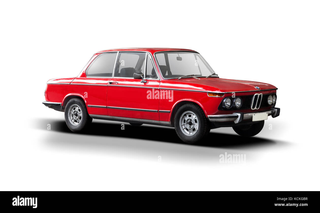 Classic German sport car isolated o white Stock Photo - Alamy