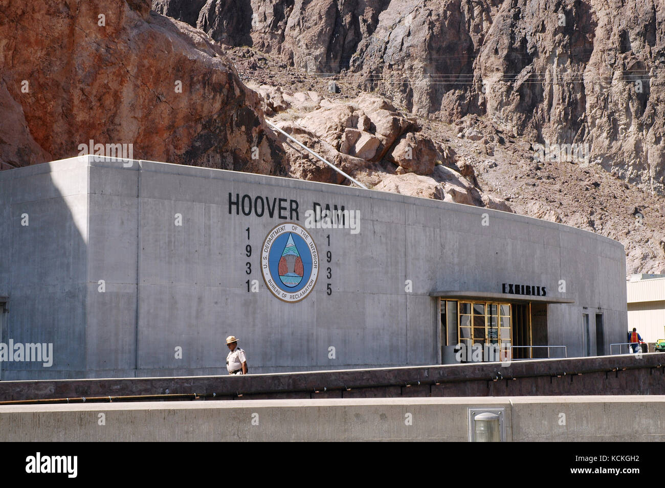 The exhibits building at The Hoover Dam, USA Stock Photo - Alamy