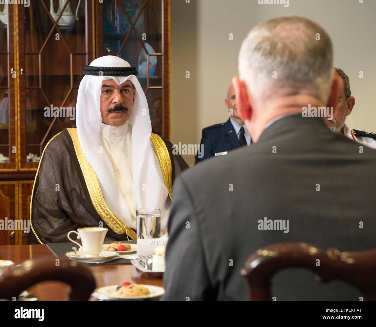 Kuwaiti Deputy Prime Minister and Defense Minister Sheikh Mohammad Al ...