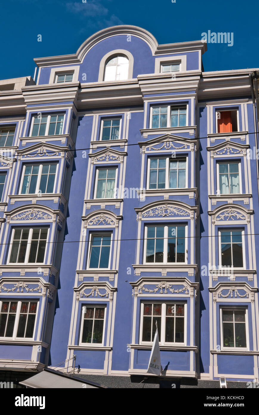 Traditional Austrian building, Innsbruck, Austria Stock Photo - Alamy