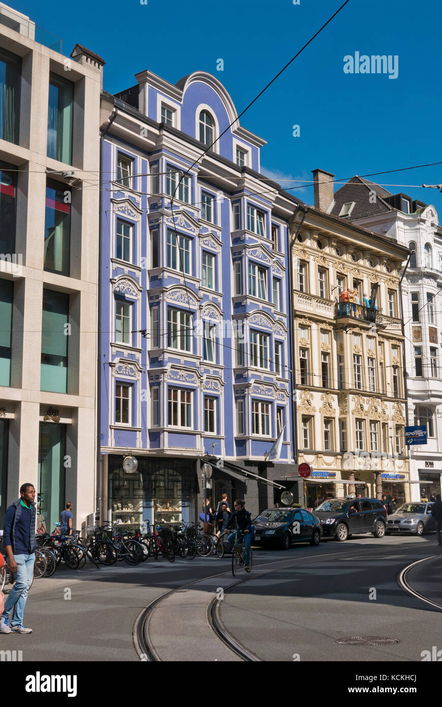 Traditional Austrian building, Innsbruck, Austria Stock Photo - Alamy