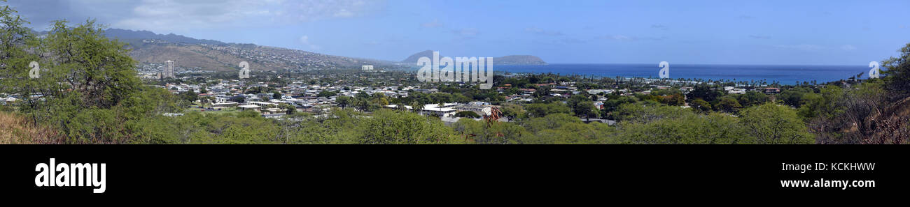 Hawaii panoramic view hi-res stock photography and images - Alamy