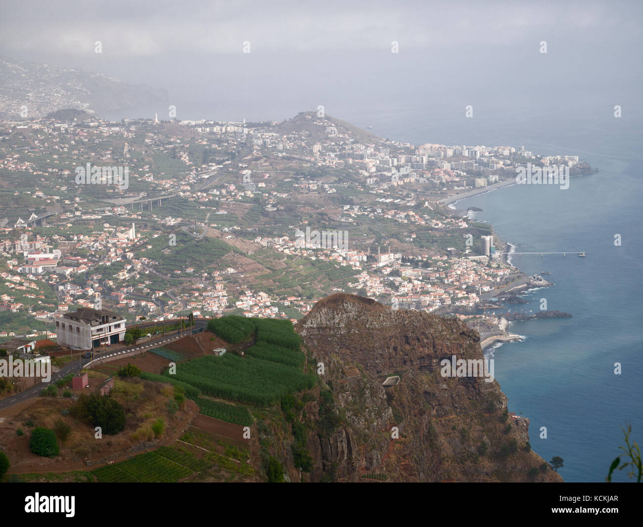 The superb view towards Funchal from Cabo Girão Stock Photo - Alamy