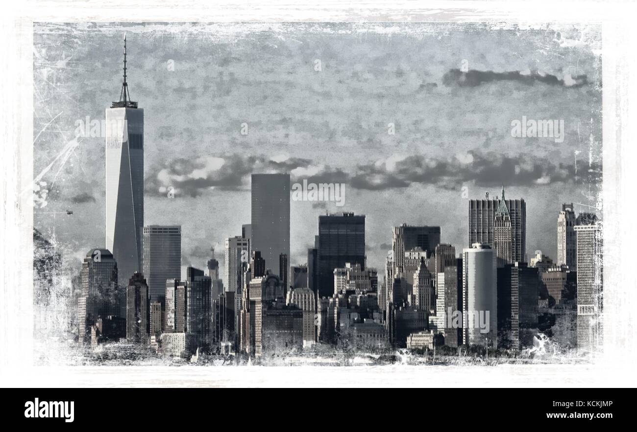New york city painting Cut Out Stock Images & Pictures - Alamy