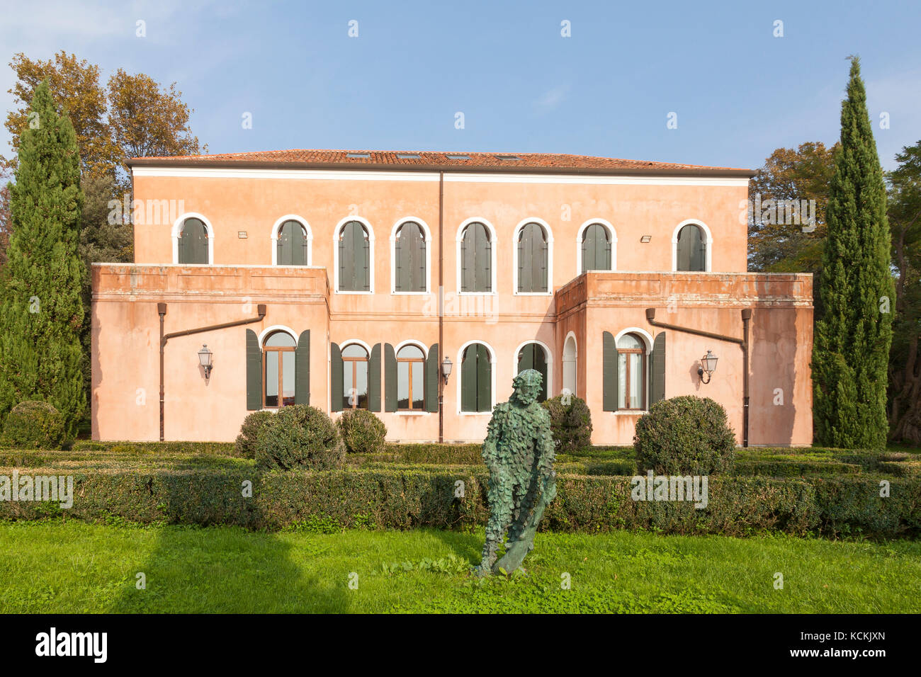 San Servolo Island, Venice, Vento, Italy. One of the residences of the ...