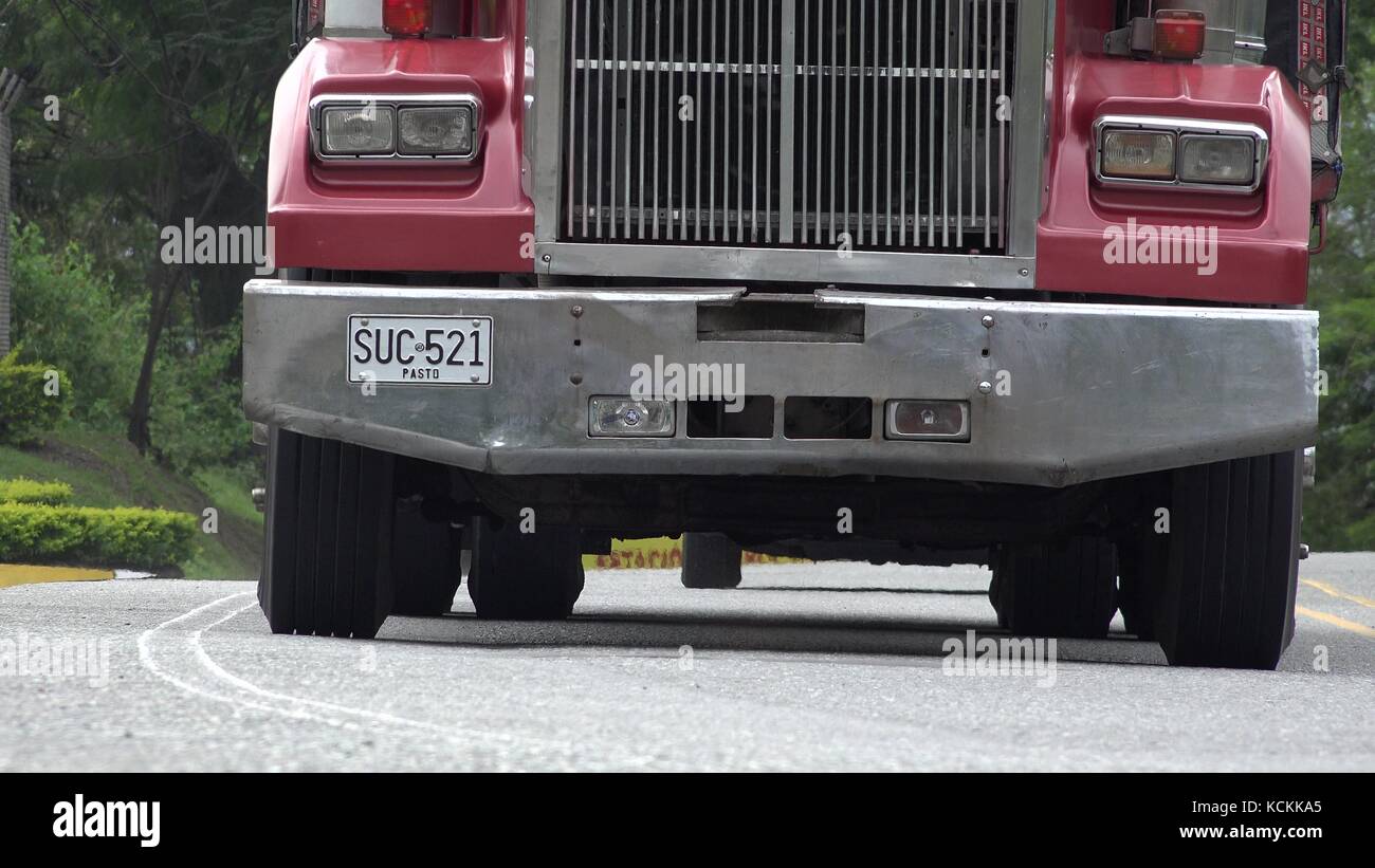 Truck Bumper And Radiator Stock Photo - Alamy