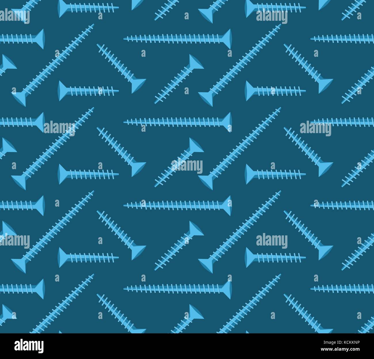 Seamless pattern blue screws, vector Stock Vector Image & Art - Alamy