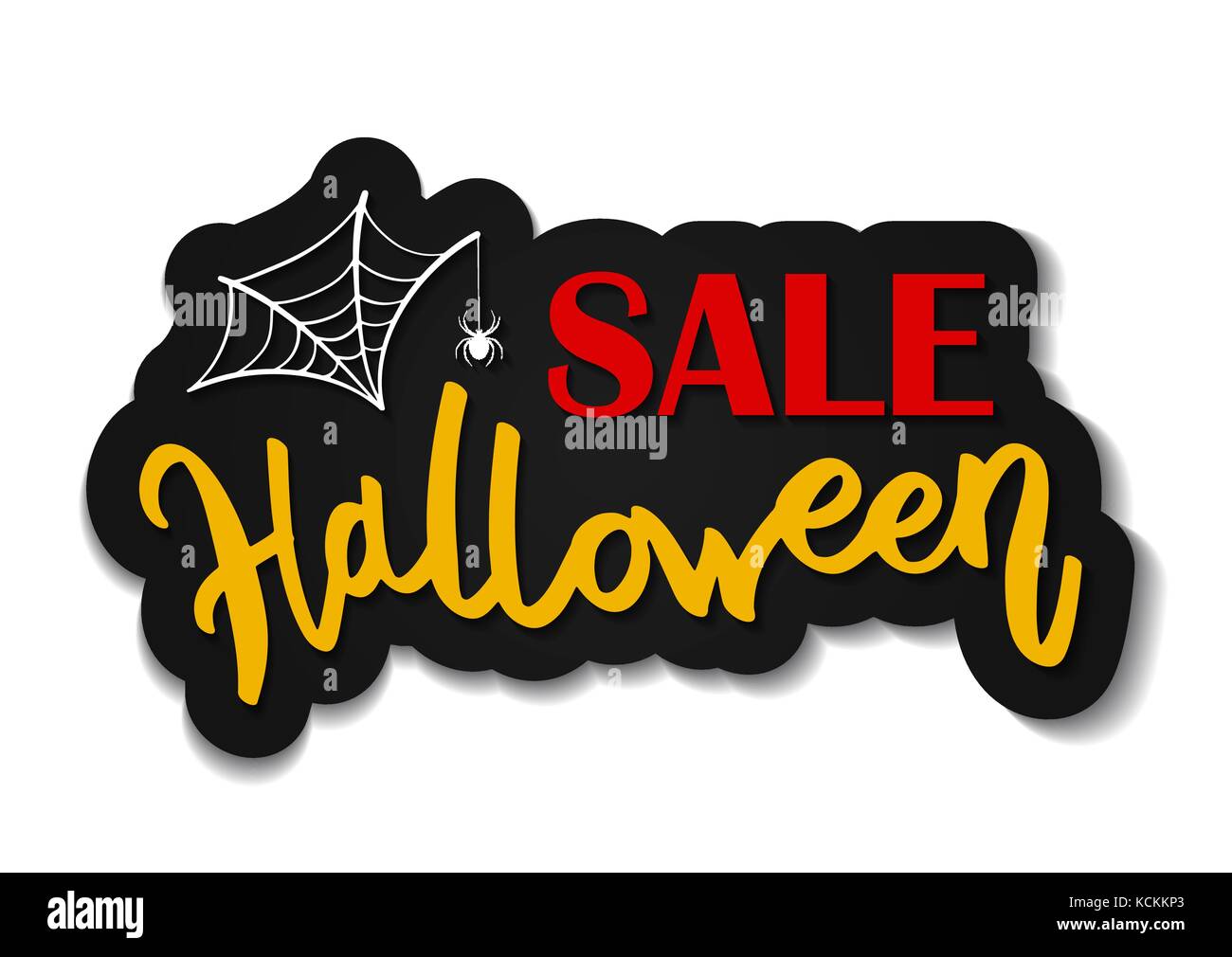 Happy halloween text element Stock Vector Images - Alamy