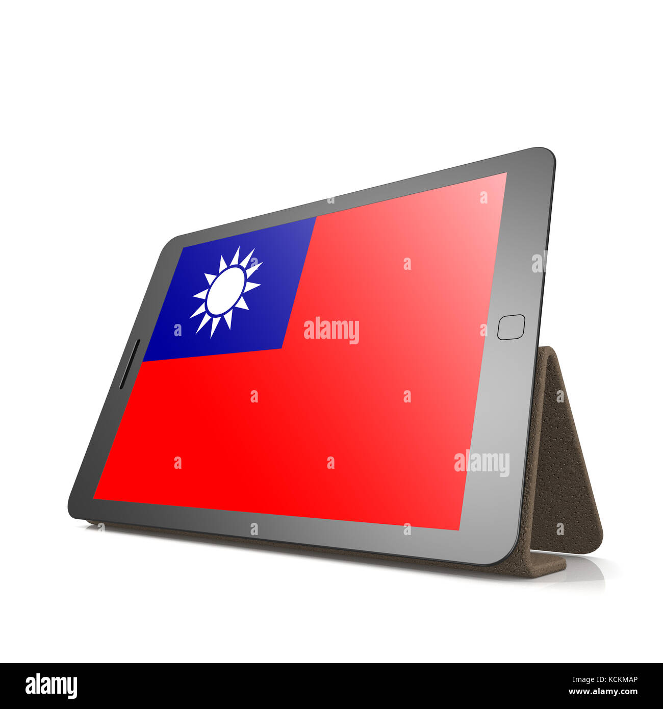 Tablet with Republic of China flag image with hi-res rendered artwork ...