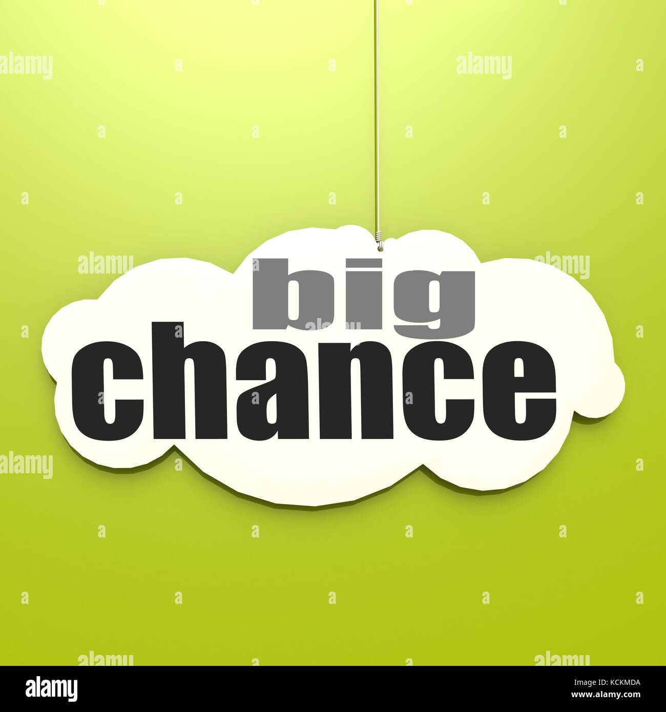 White cloud with big chance image with hi-res rendered artwork that ...