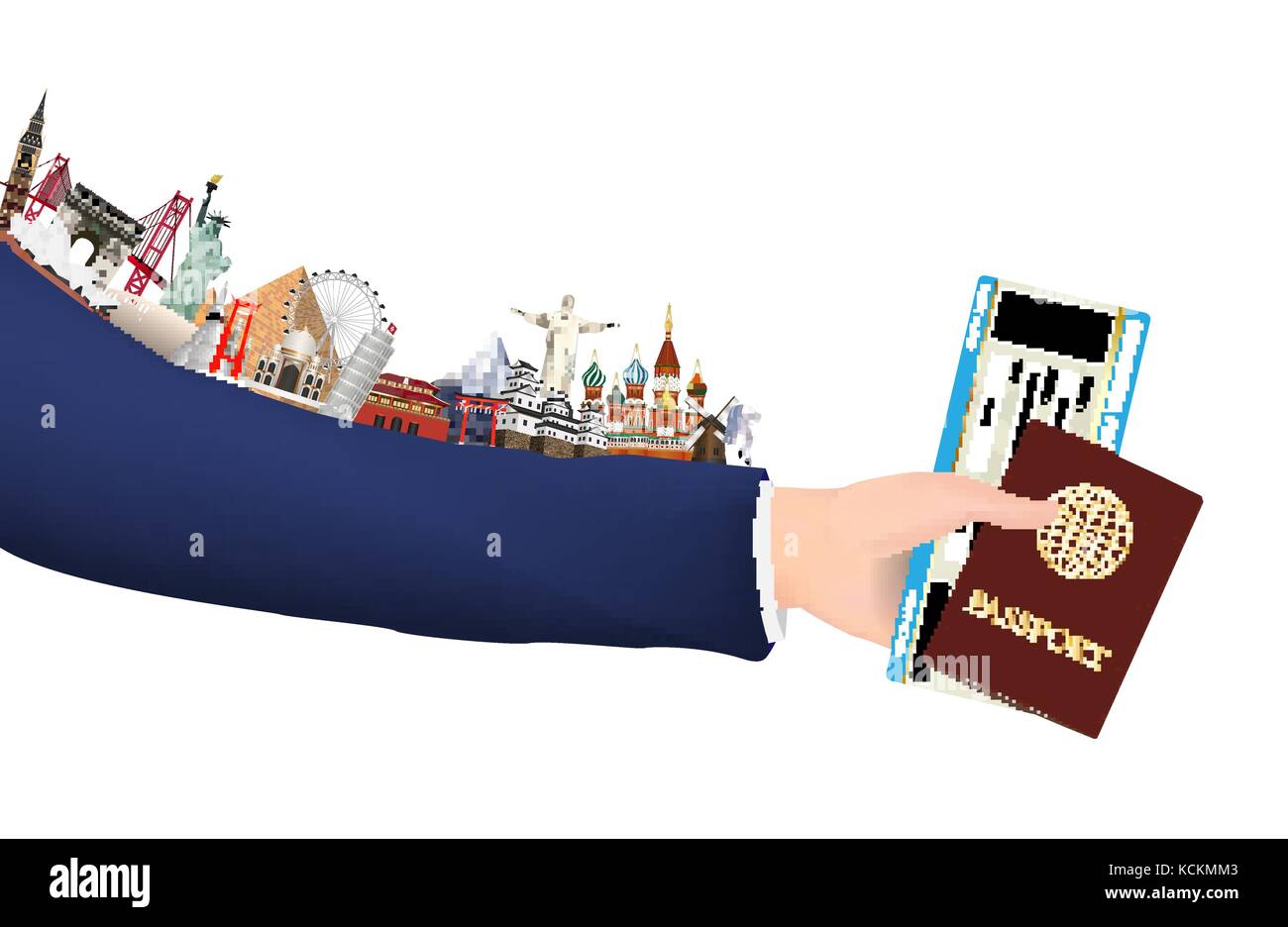 East africa landmarks Stock Vector Images - Alamy