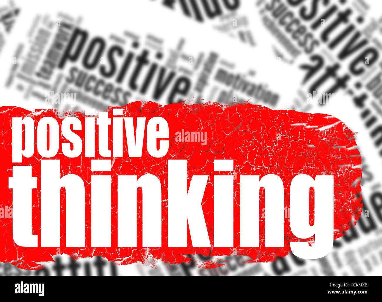 Word cloud positive thinking image with hi-res rendered artwork that ...