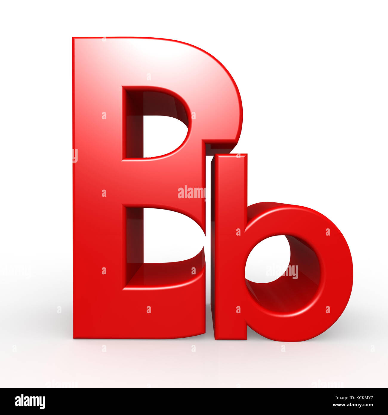 Upper and lower case B together image with hi-res rendered artwork that ...
